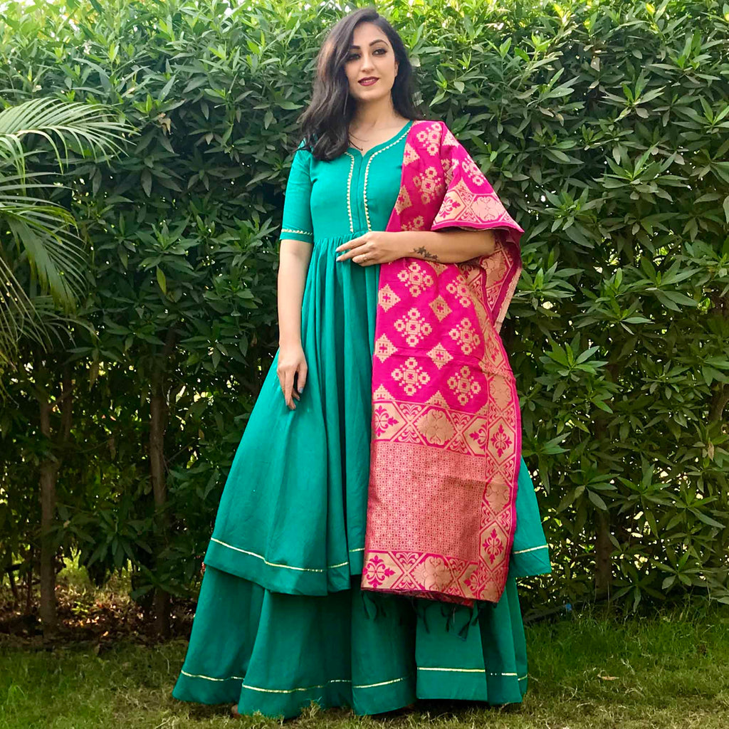 Ready to wear Rama pink suit set – YouNari